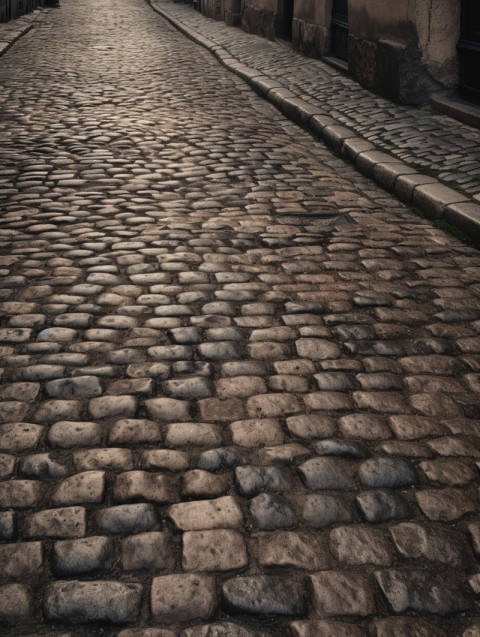 Cobblestone Wallpaper | Unreal Images - Free AI Generated Images & Photos